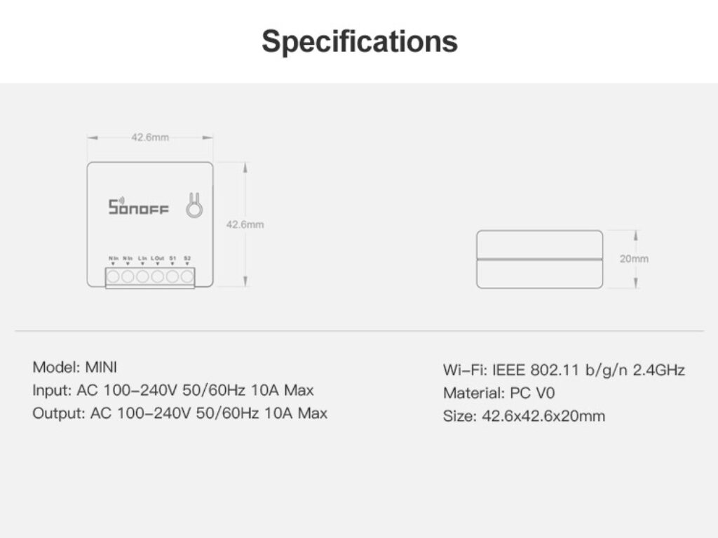 SONOFF MINIR2 – Two Way Smart Switch (MINI Upgrade) - Sonoff Nepal ...
